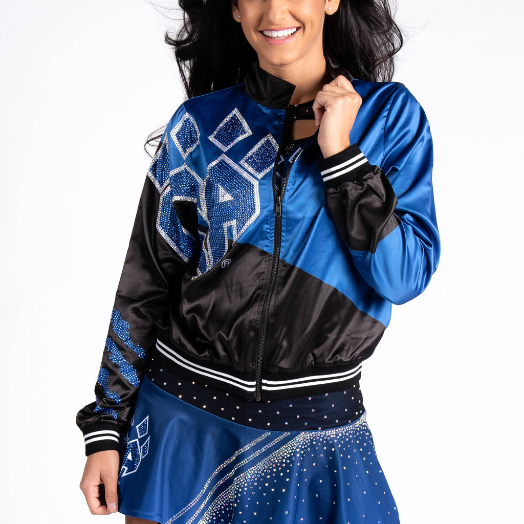 Satin Swag Bomber Jacket - Special Order – Cheer Athletics Pro Shop
